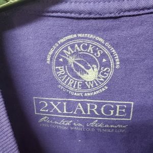 Shirts | Macks Prairie Wings Waterfowl Outfitter Arkansas Ls Purple ...